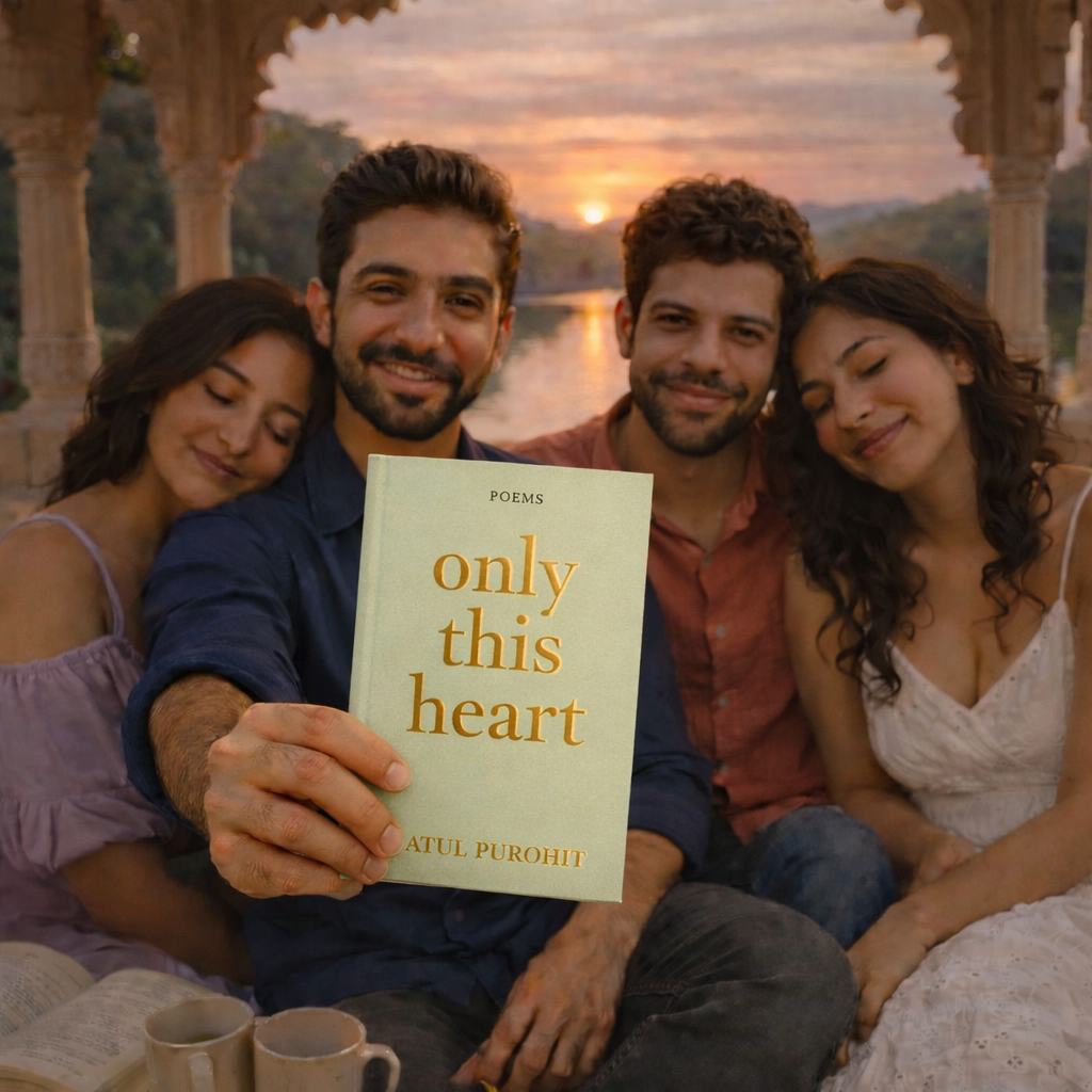 Atul Purohit Premium Poetry Book Only This Heart - Best Collection
